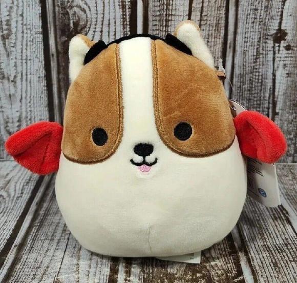 Toys | Squishmallows 5 Reginald Mini Corgi In Bat Vamp Costume ...
